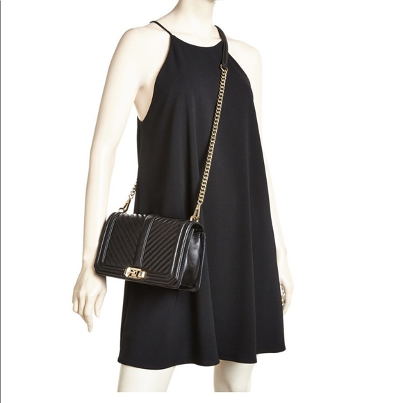 Rebecca Minkoff | Bags | Rebecca Minkoff Chevron Quilted Love Crossbody ...